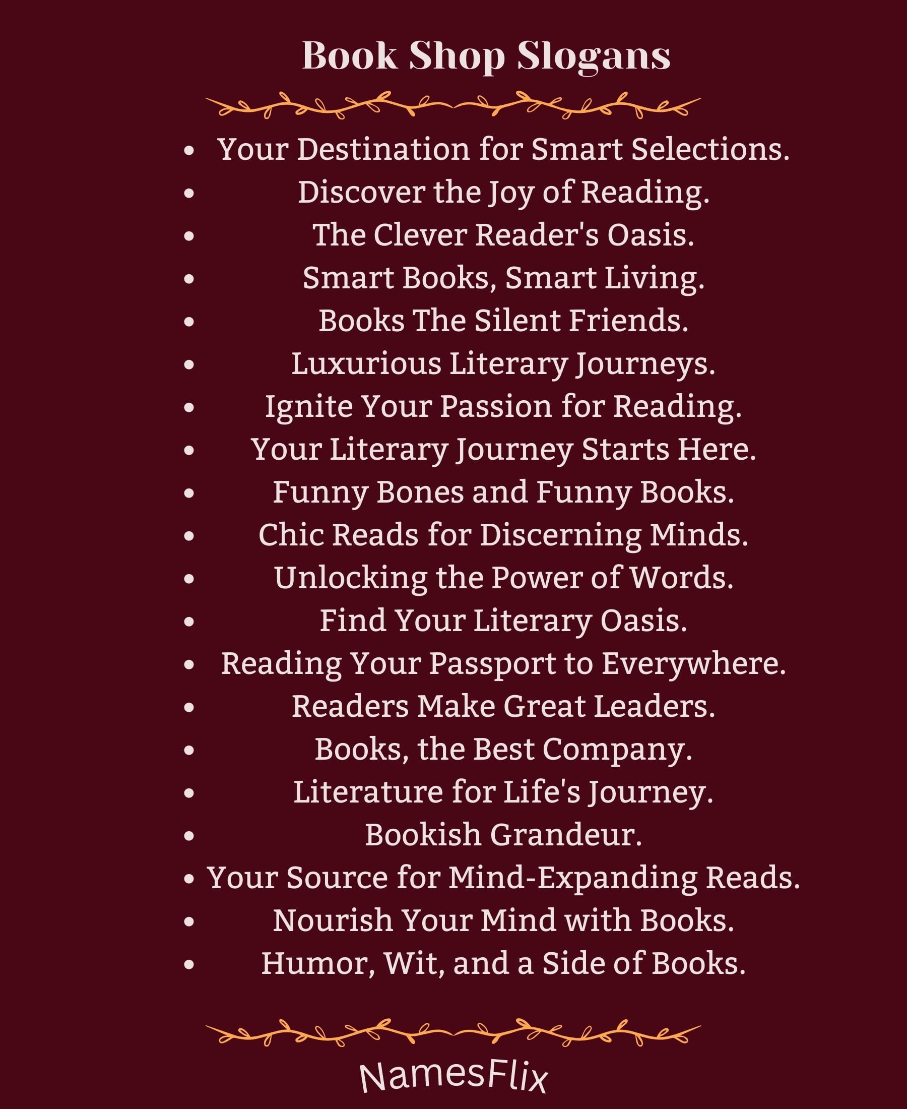 580+ Book Shop Slogans and Cool Bookstore Slogans Ideas