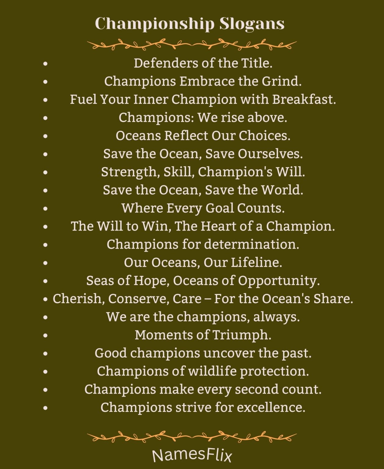 605+ Creative Champions Slogans Ideas for Dream Creators