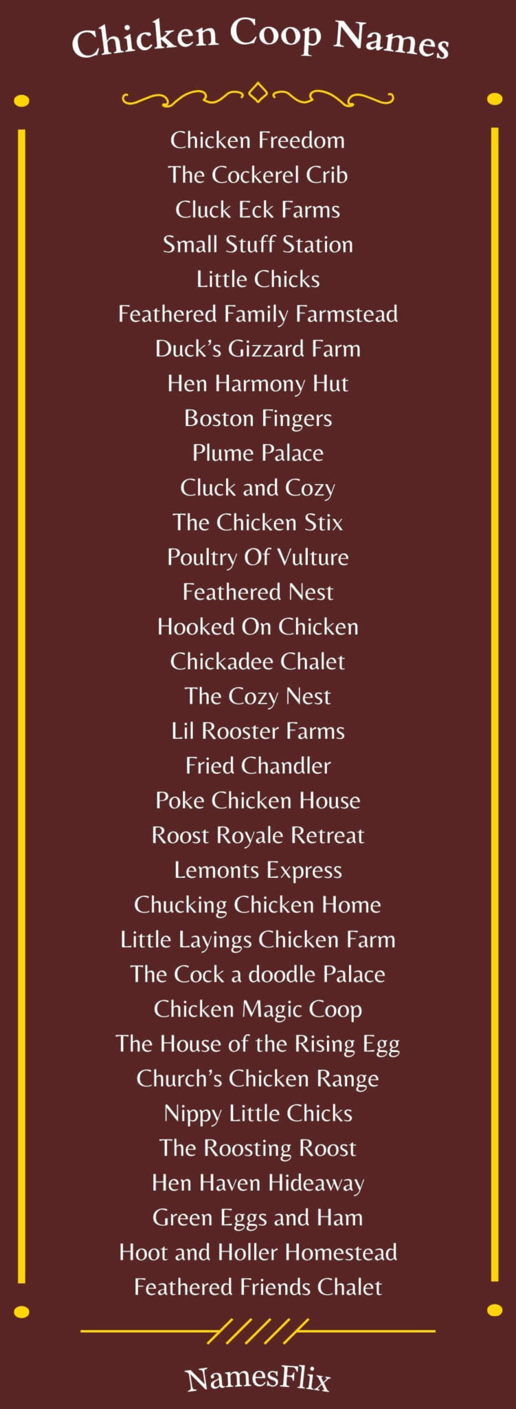 950+ Best Chicken Coop Names to Create a Feathered Paradise