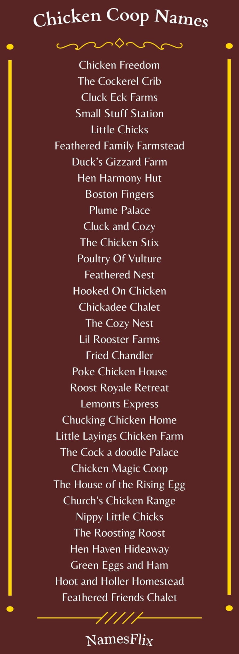 950+ Best Chicken Coop Names to Create a Feathered Paradise