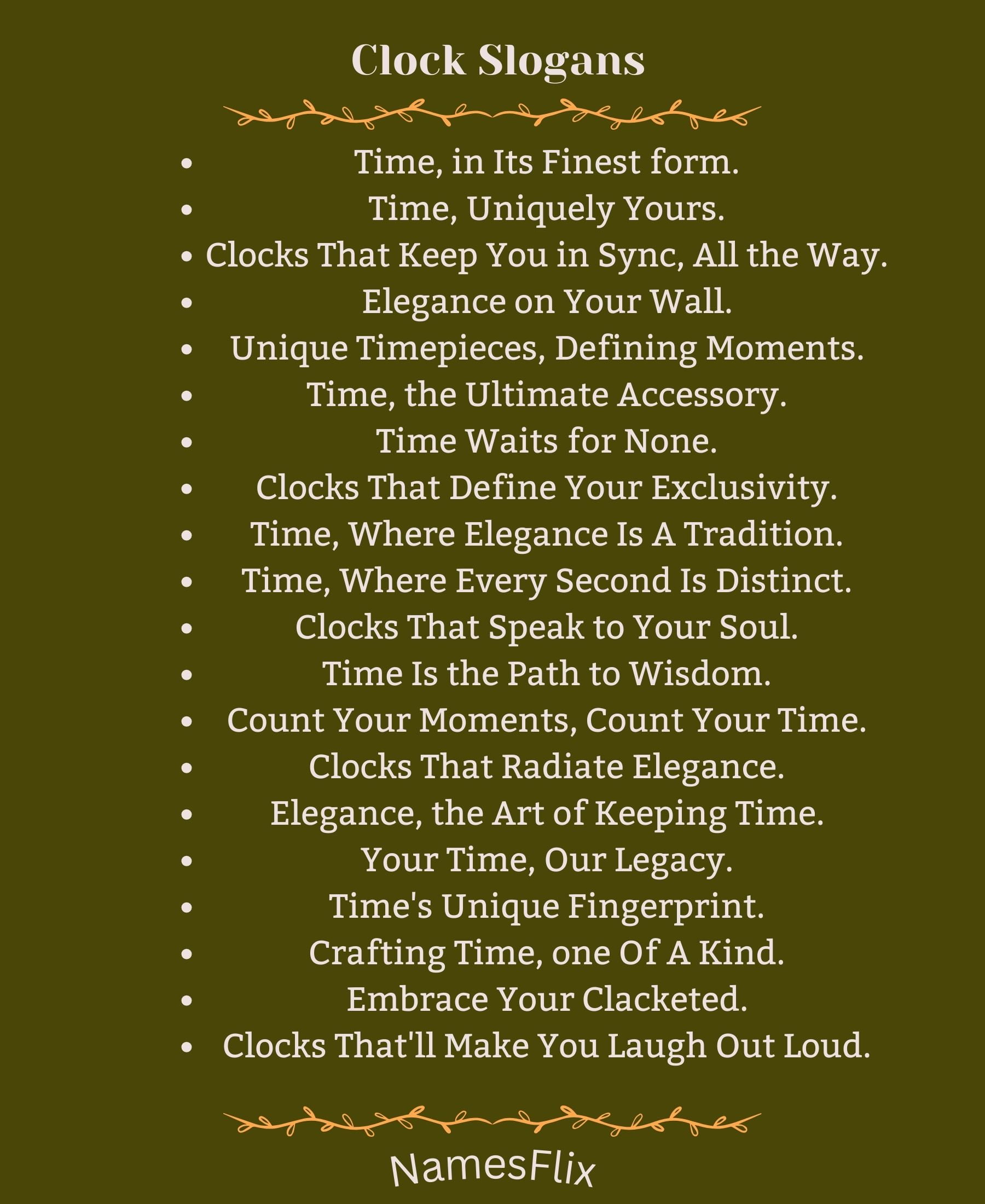 890+ Clock Slogans & Phrases That Turn Time into Treasure
