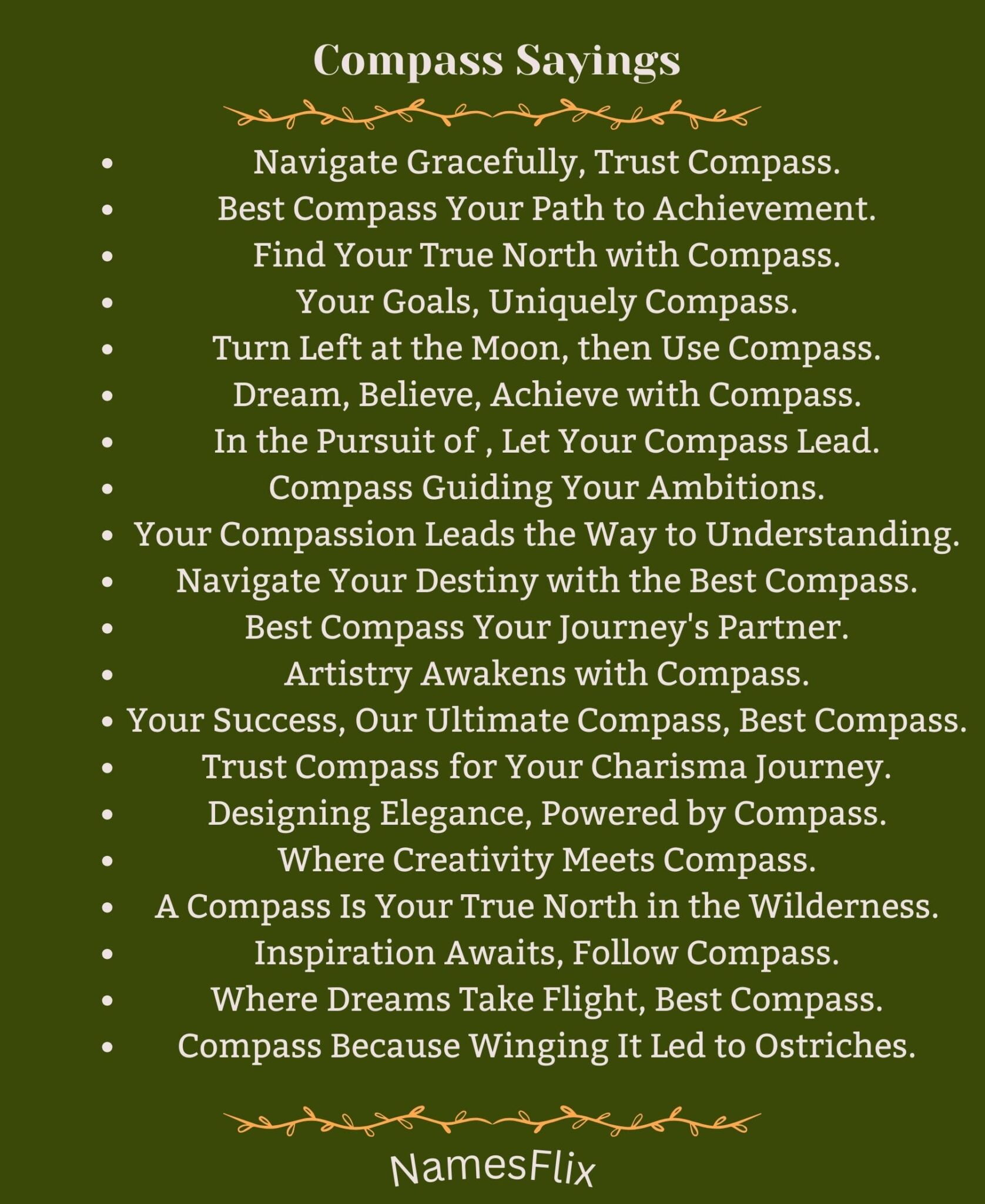 690+ Best Compass Slogans, Quotes and Taglines Ideas