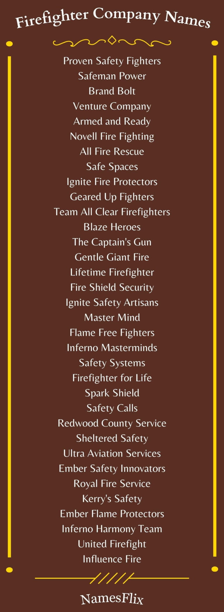 1200+ Best Firefighter Company Names to Battle the Flame