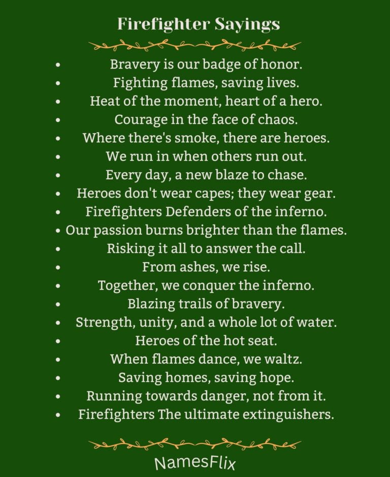 625+ Catchy Firefighter Slogans & Taglines to Boost Spirit