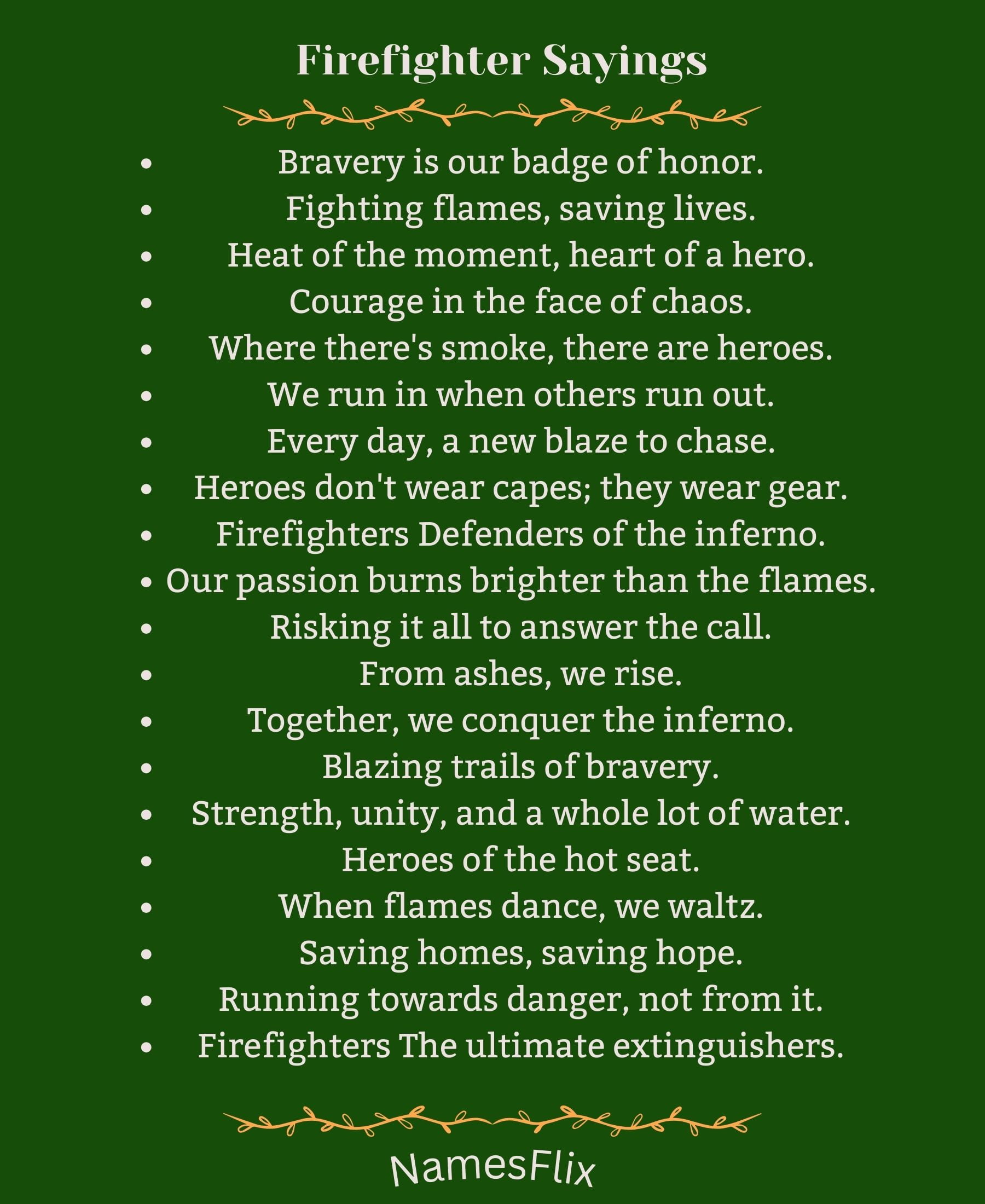 625+ Catchy Firefighter Slogans & Taglines to Boost Spirit