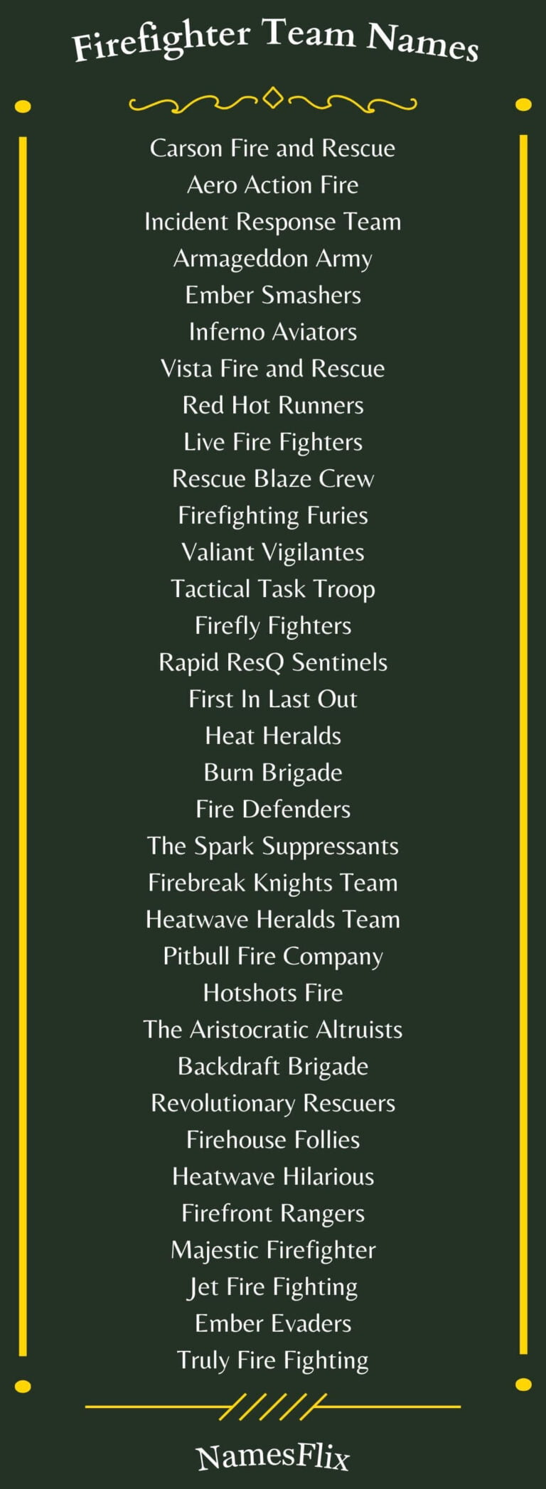 1000+ Perfect Firefighter Team Names for a Fiery Start