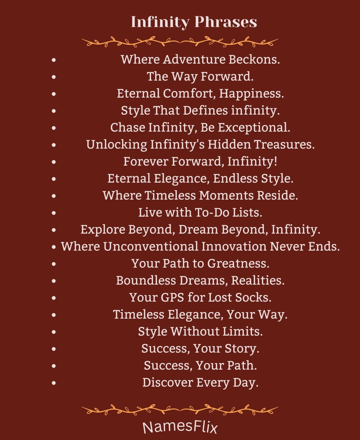 640+ Infinity Slogans, Quotes & Sayings That Last Forever