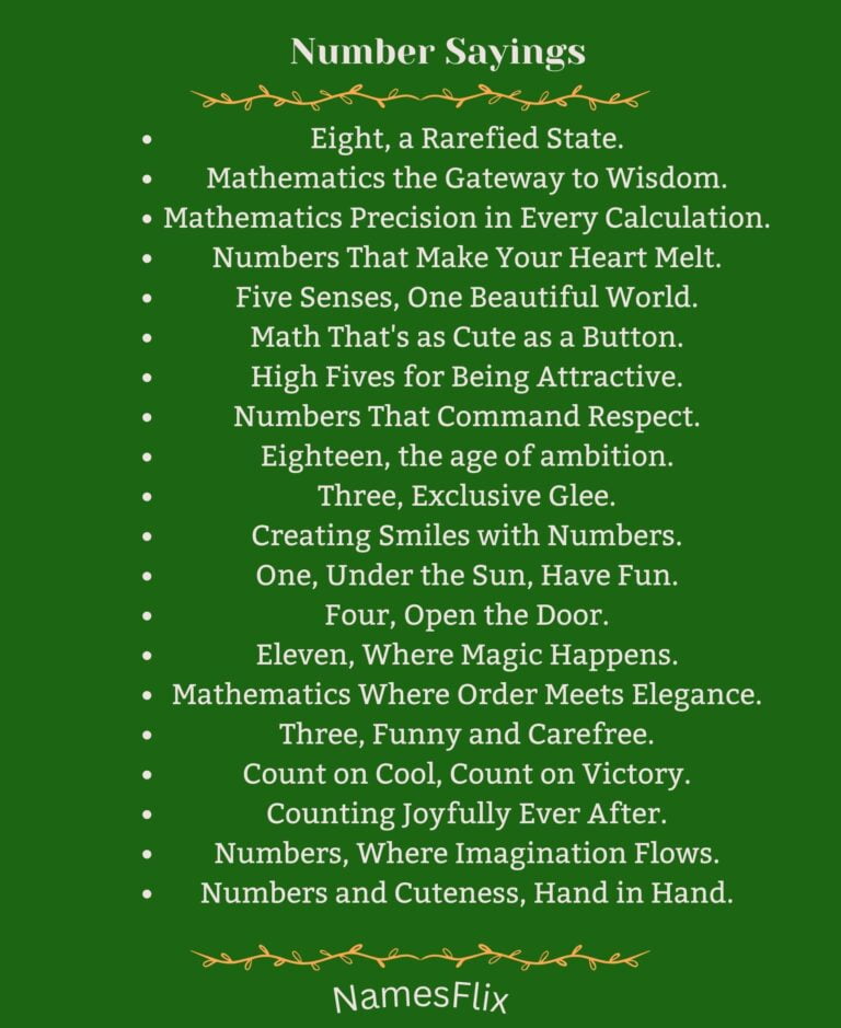 670+ Number Slogans ,Phrases & Taglines