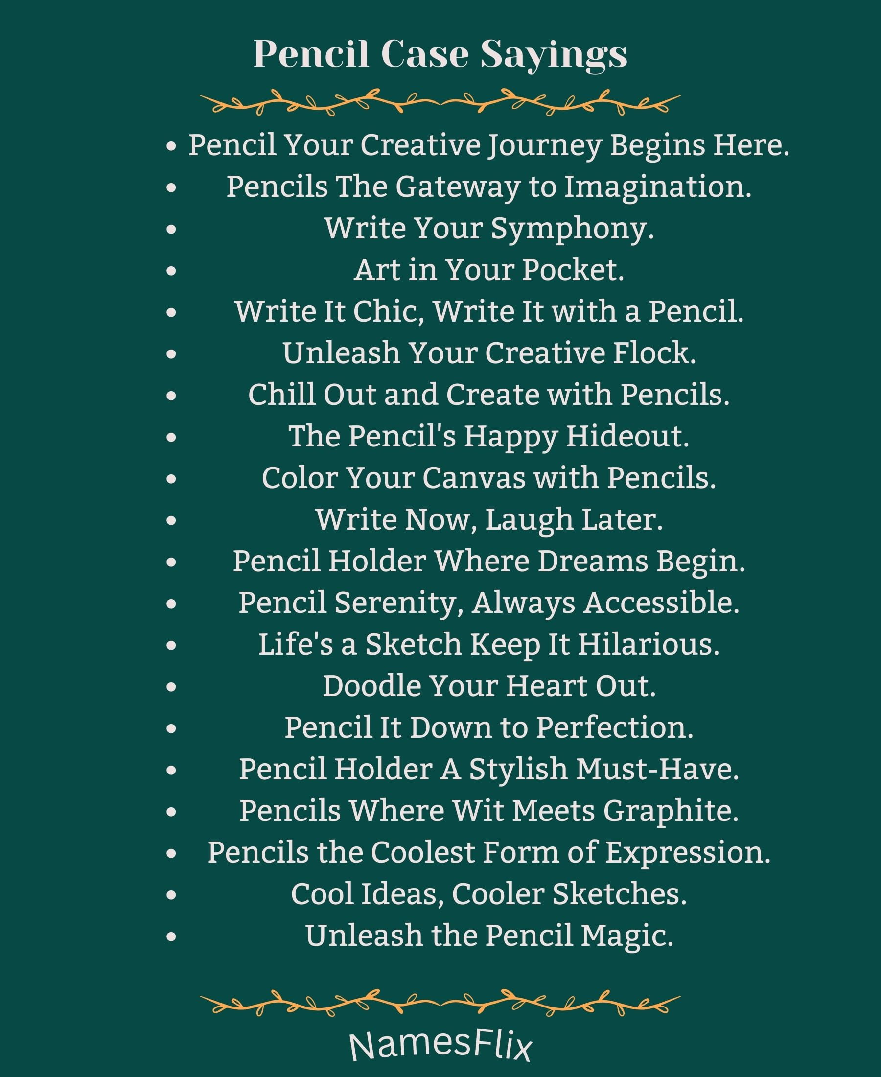 625+ Pencil Slogans: Sharpening Your Brand's Message
