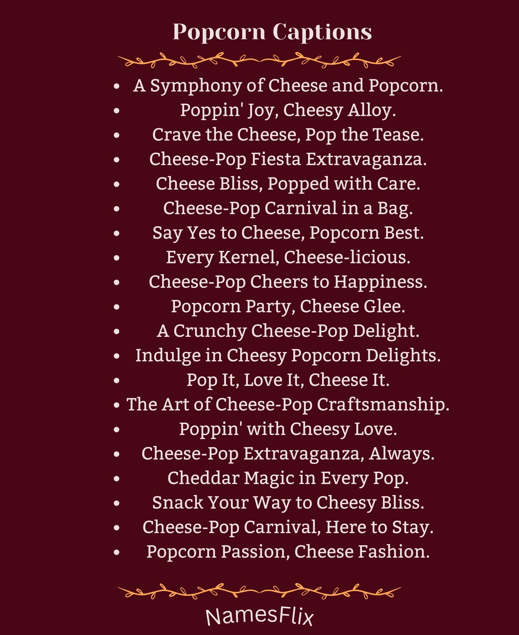 840+ Best Popcorn Slogans Ideas for Movie Nights