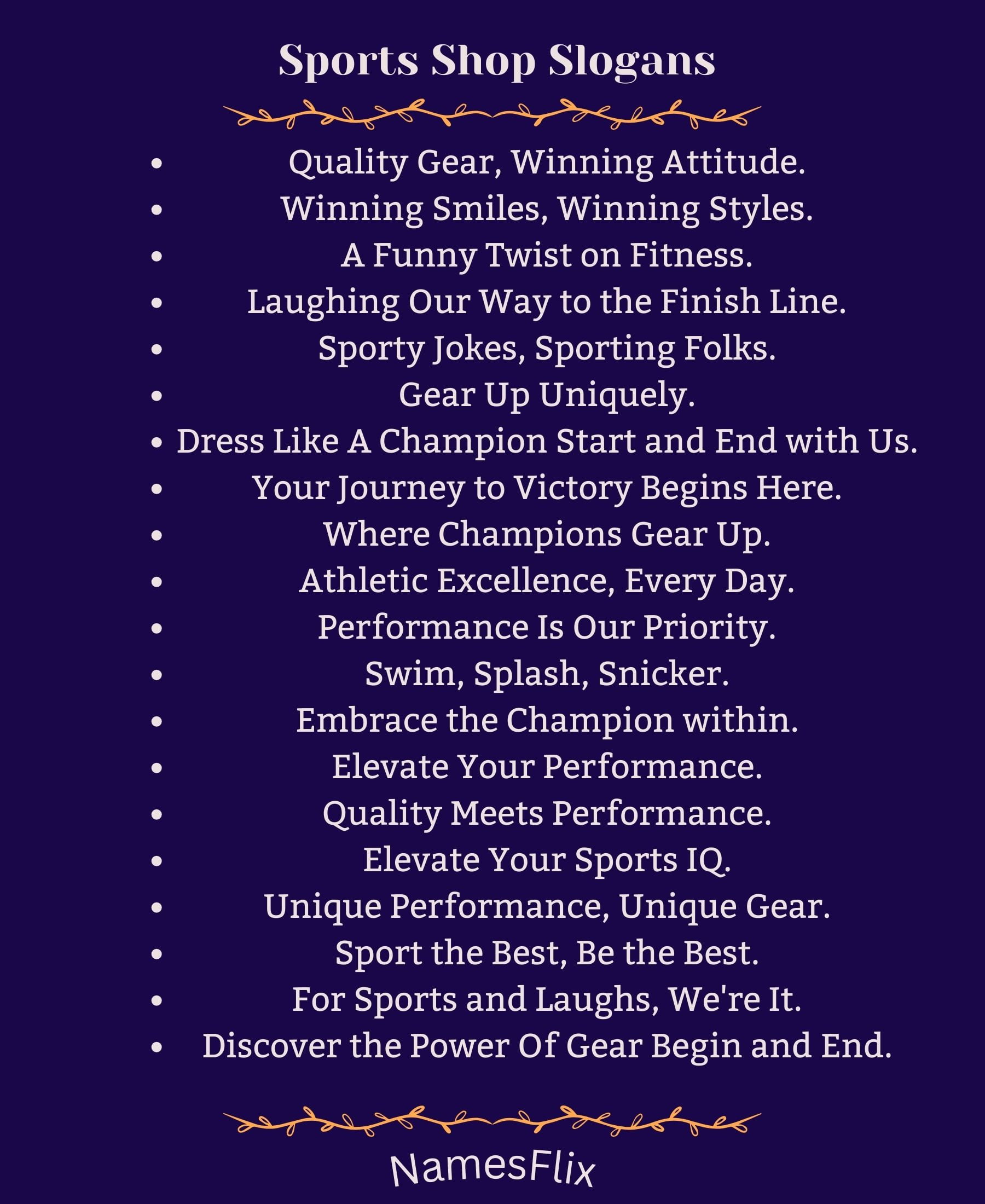 600+ Sport Shop Slogans and Taglines Ideas
