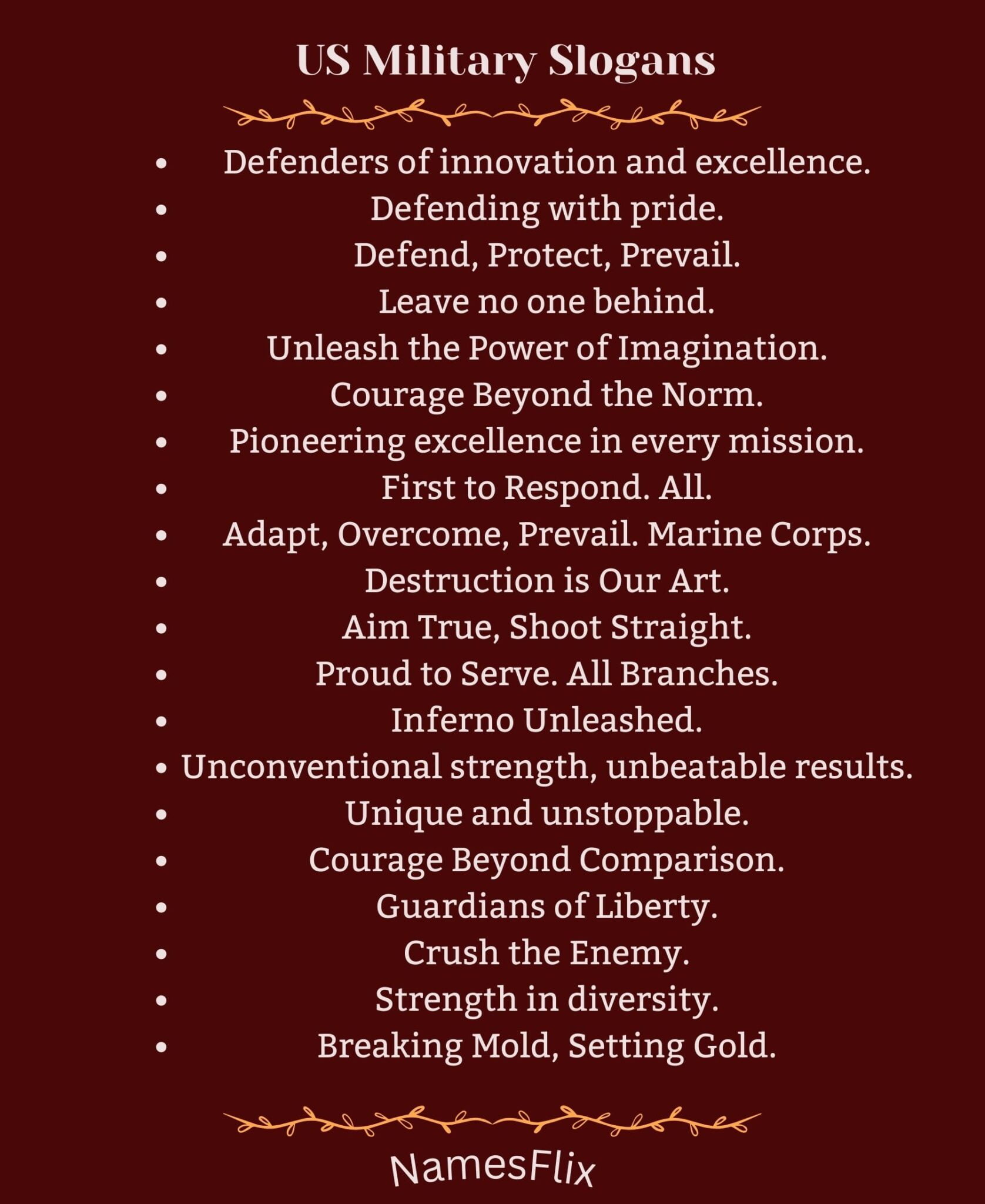 710+ Catchy Military Slogans, Mottos and Taglines Ideas