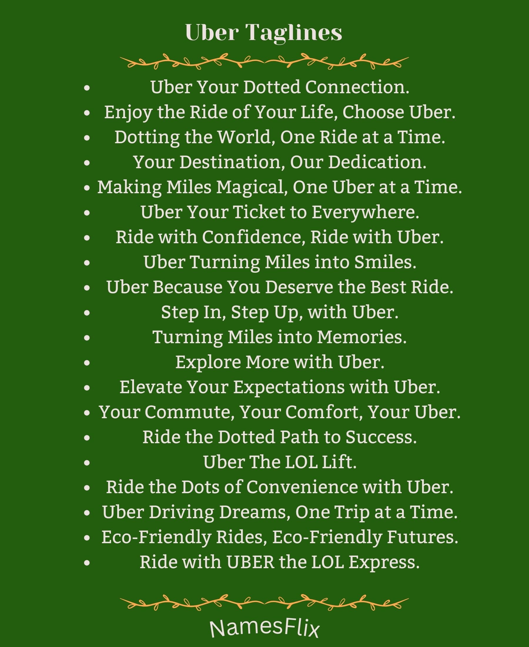 555+ Catchy Uber Slogans Ideas to Get Ride Quickly!