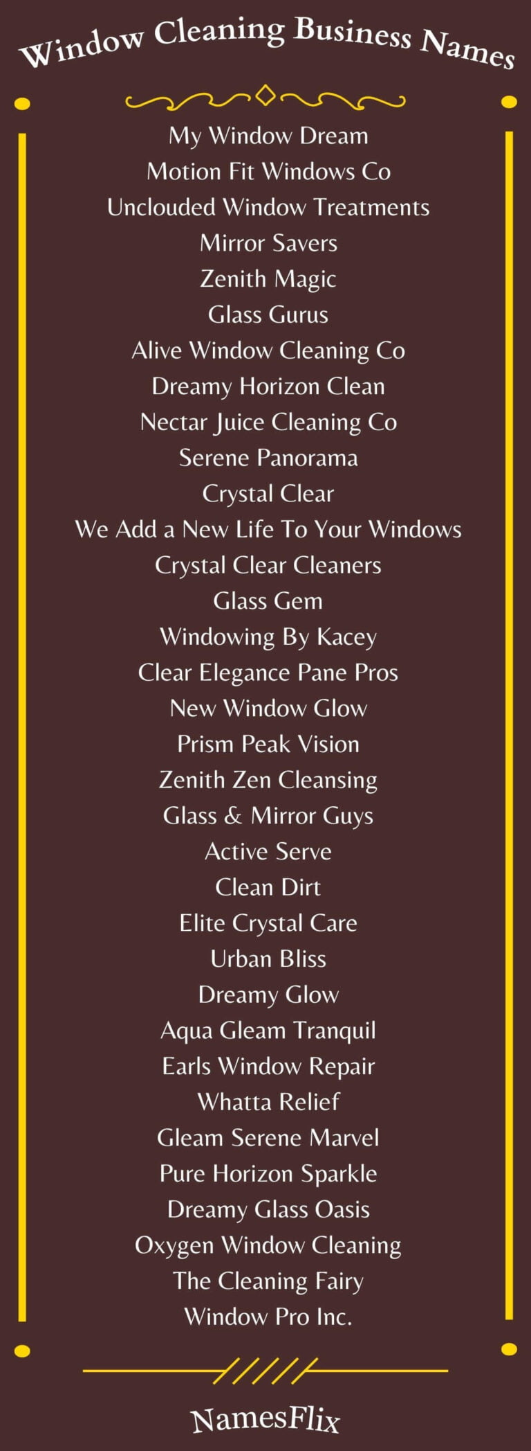1200+ Window Cleaning Business Names to Polish Your Image