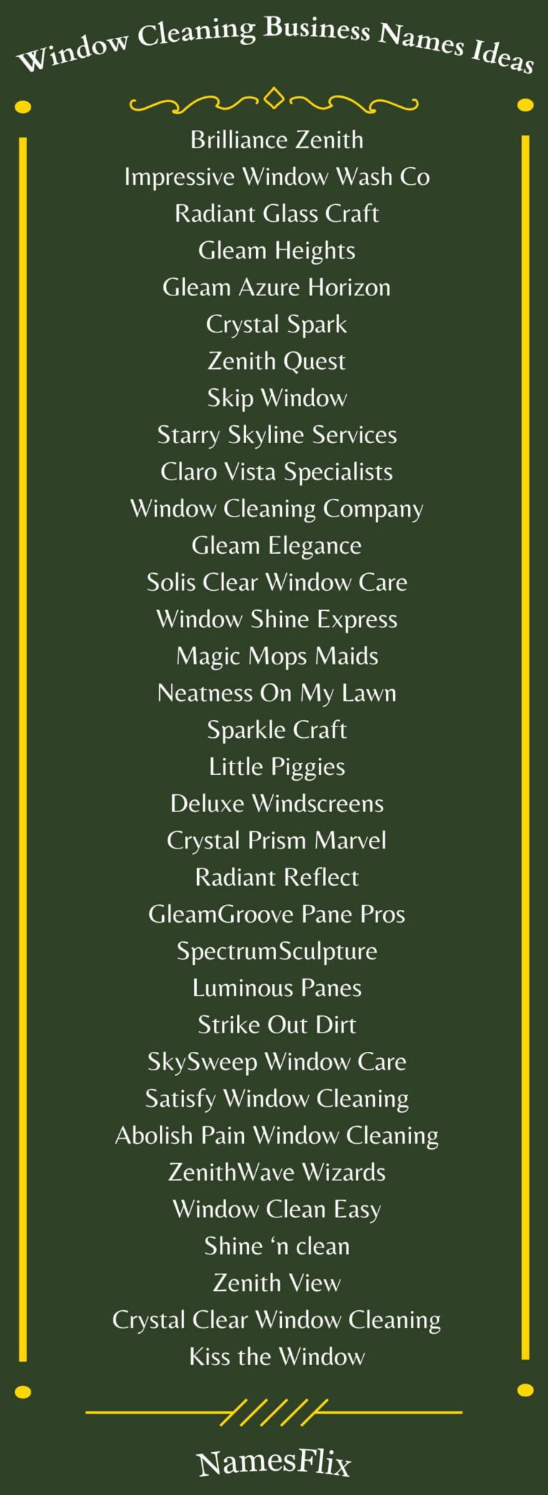 1200+ Window Cleaning Business Names to Polish Your Image