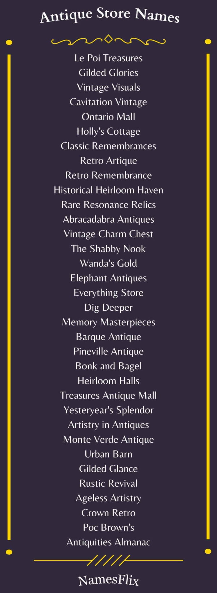 900+Antique Store Names That Define Your Brand's Identity