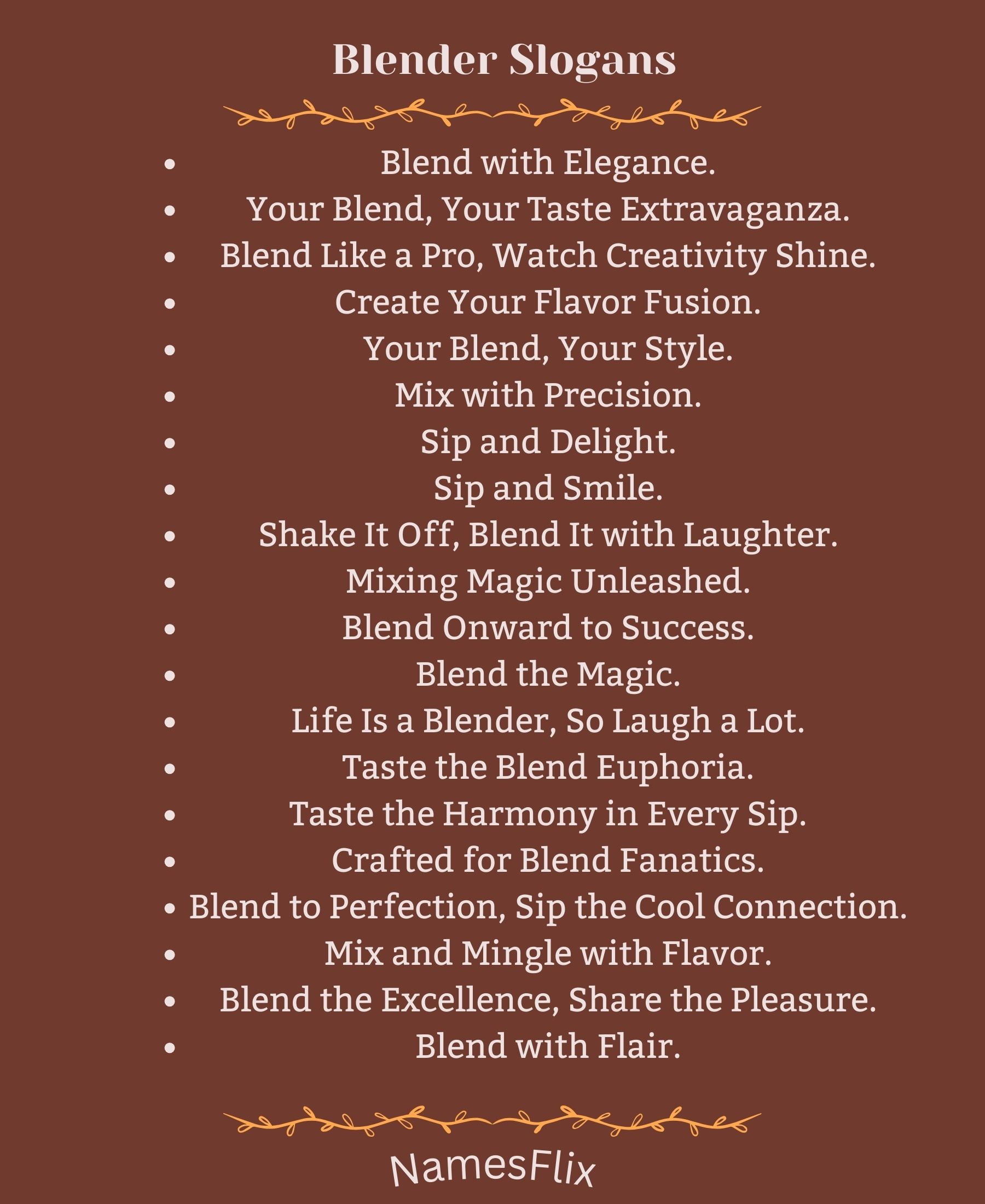715+ Blender Slogans, Phrases & Taglines Ideas