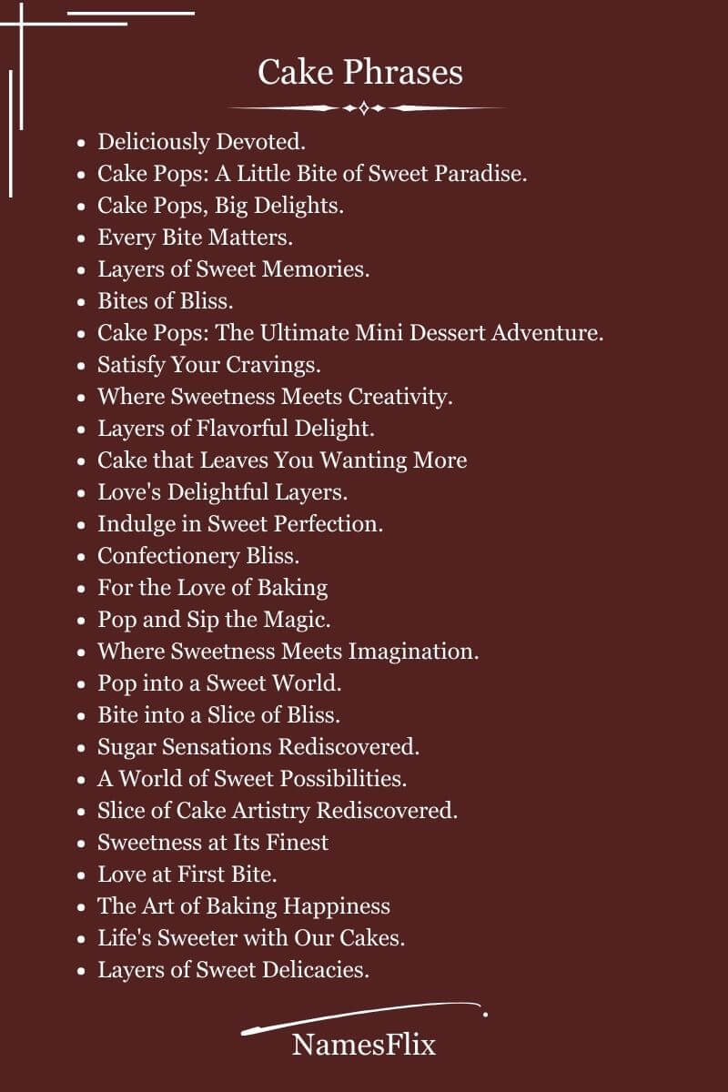 1050+ Cake Slogans and Captions to Make Your Baking Shine