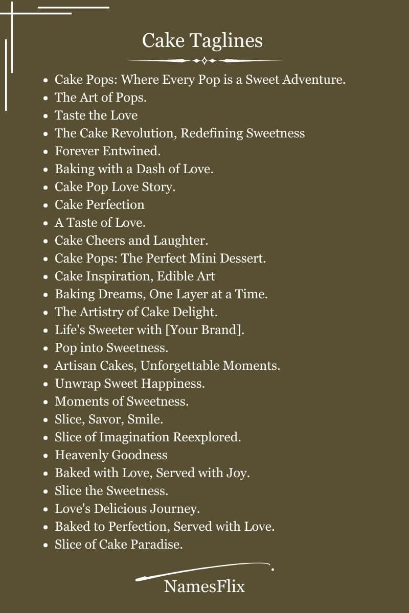 1050+ Cake Slogans and Captions to Make Your Baking Shine