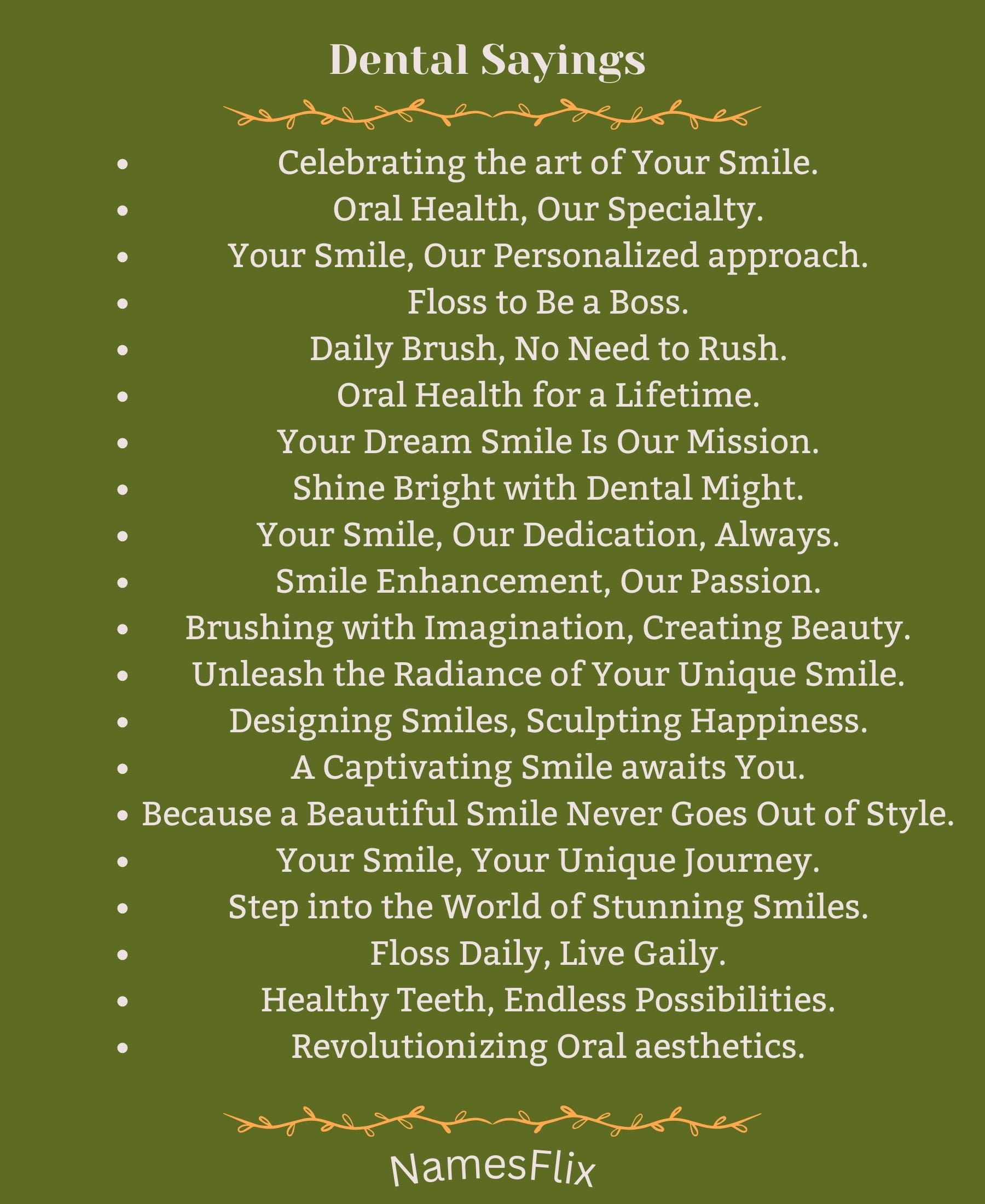 640+ Dental Slogans and Phrases That Will Make You Smile