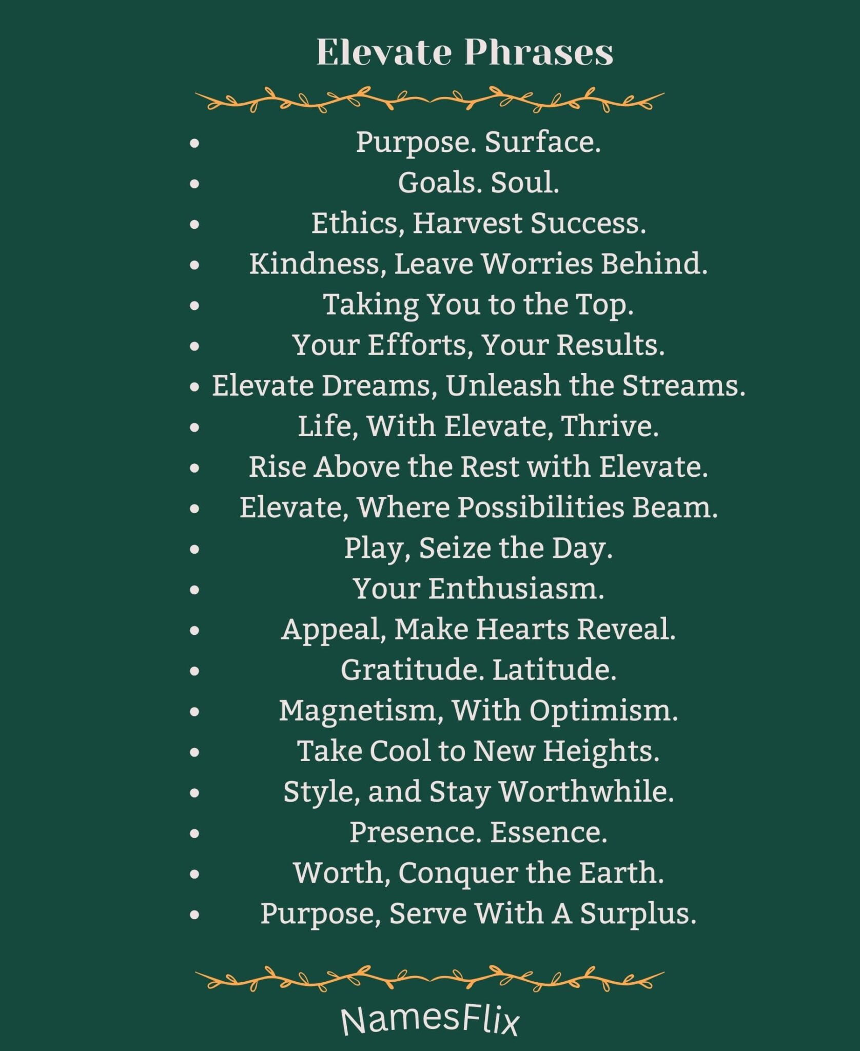 550+ Elevate Slogans and Phrases That Soar to New Heights