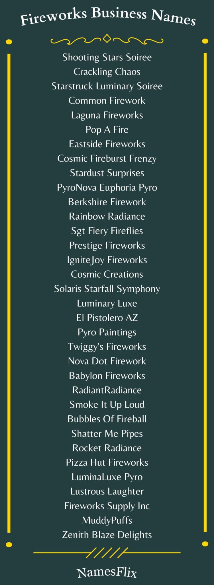 1200+ Fireworks Company Names Ideas That Light Up the Night