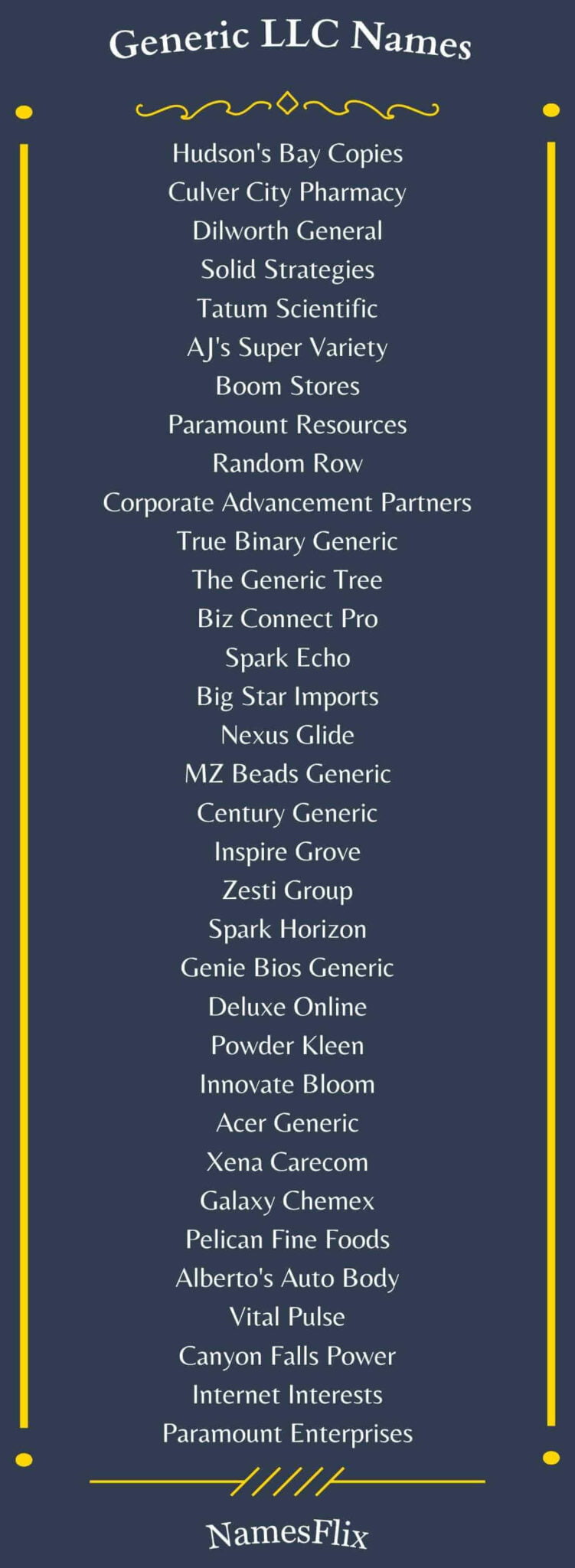 900+ Generic Business Names That'll Leave You Smiling