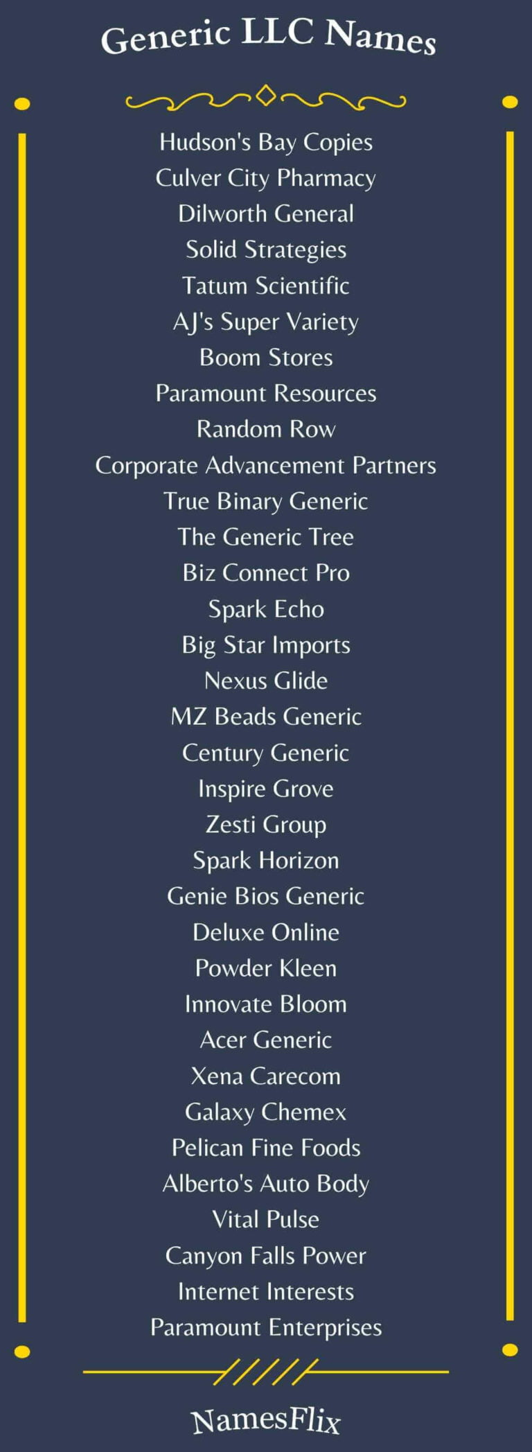 900+ Generic Business Names That'll Leave You Smiling