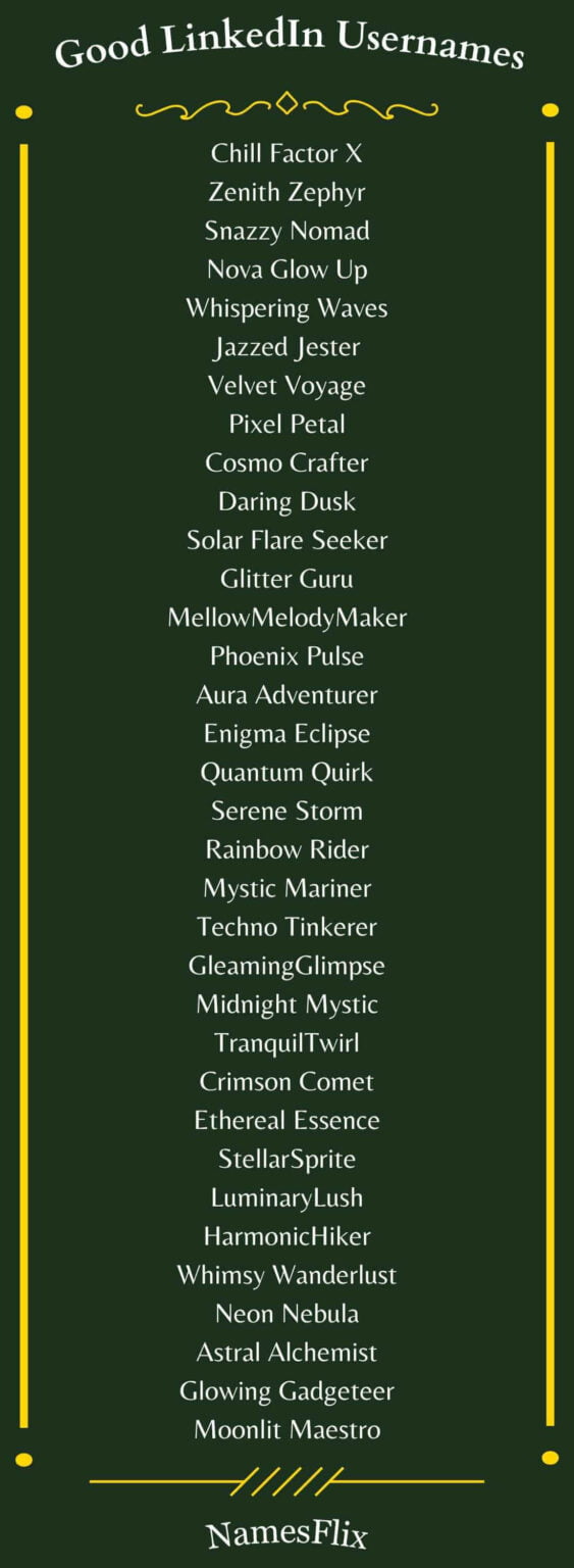 620+ LinkedIn Usernames Ideas to Spice Up Your Profile