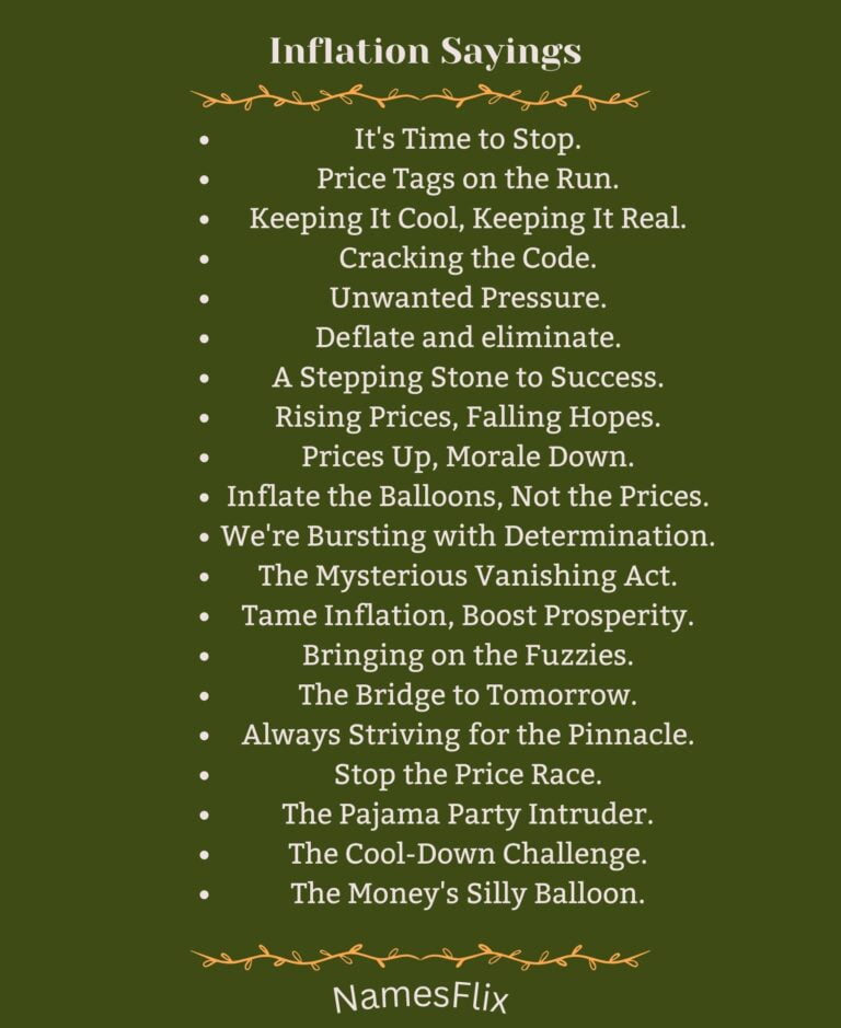 685+ Inflation Slogans For Protecting Your Purchasing Power