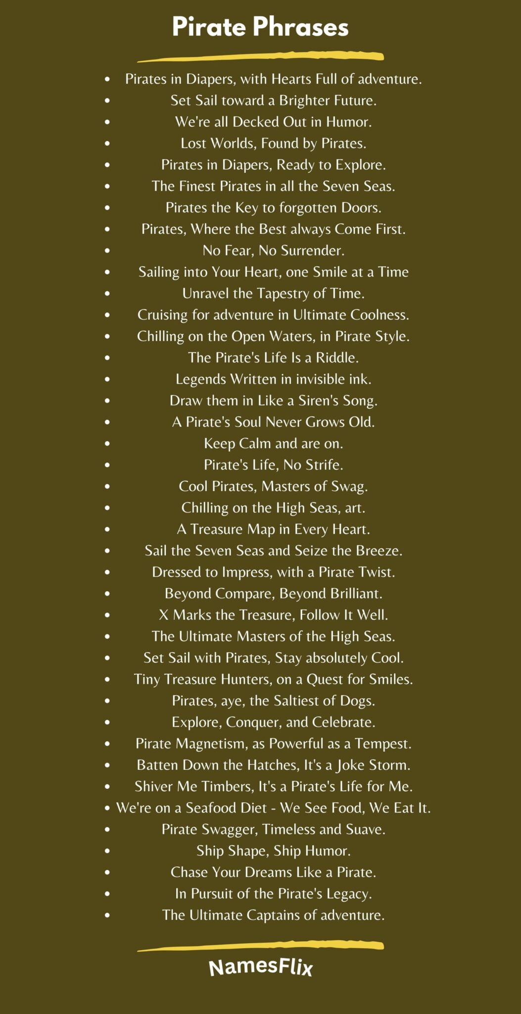 795+ Best Pirate Slogans, Sayings and Taglines Ideas