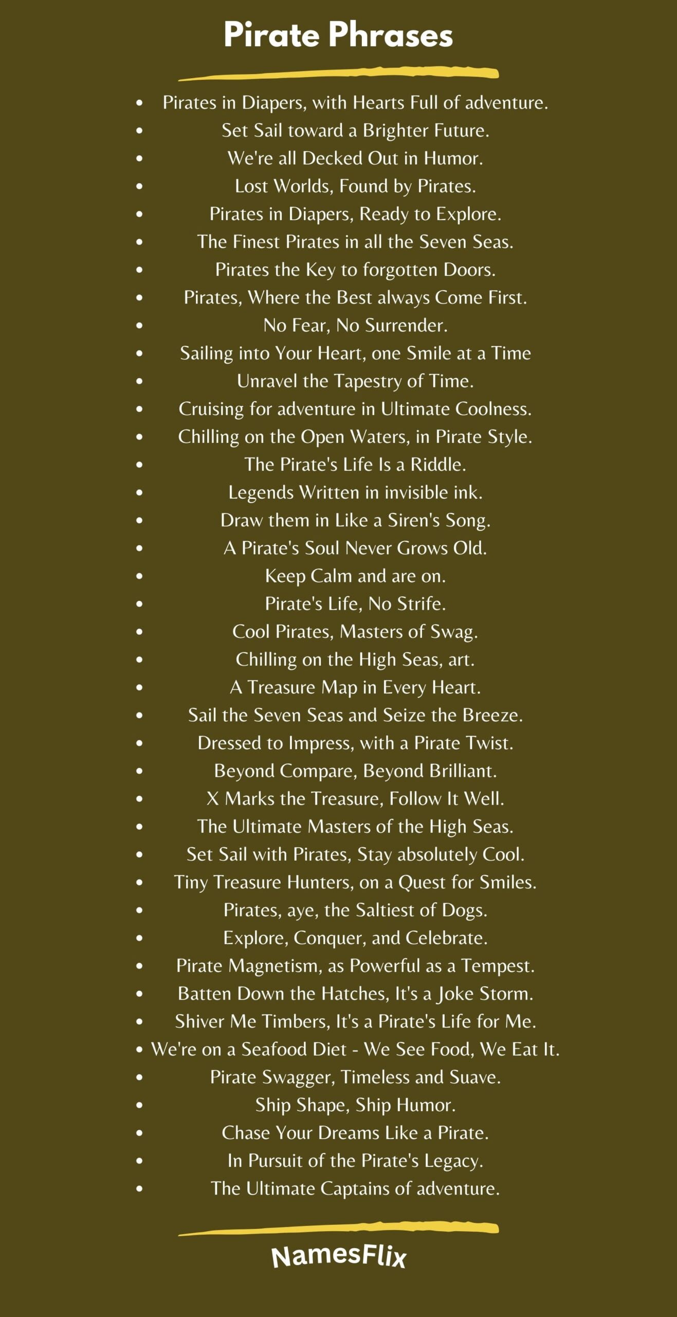 795+ Best Pirate Slogans, Sayings and Taglines Ideas