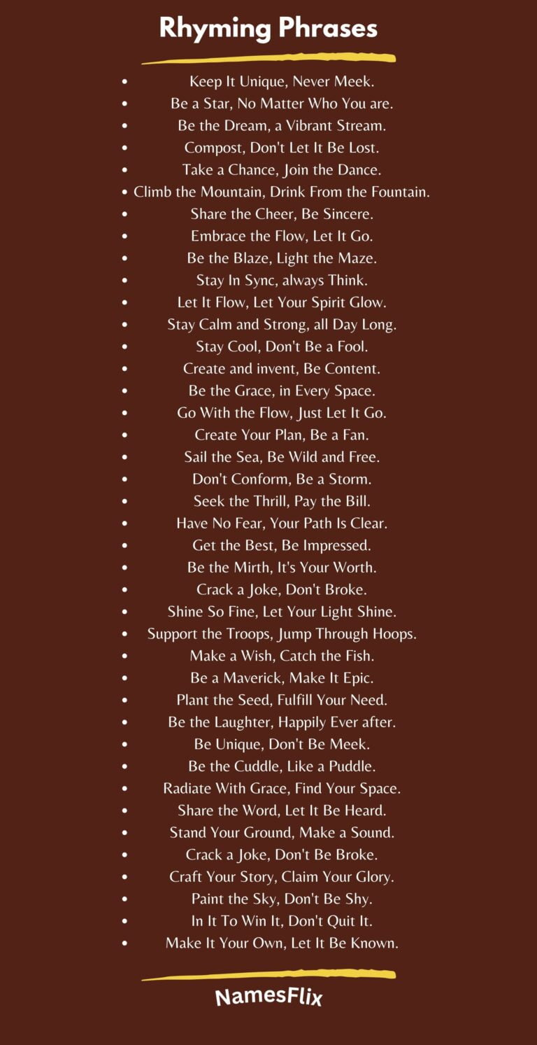 675+ Best Rhyming Slogans ,Sayings & Taglines Ideas