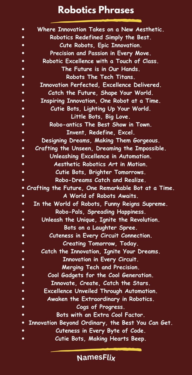 713+ Robotics Slogans, Sayings That Shaping a Smarter World