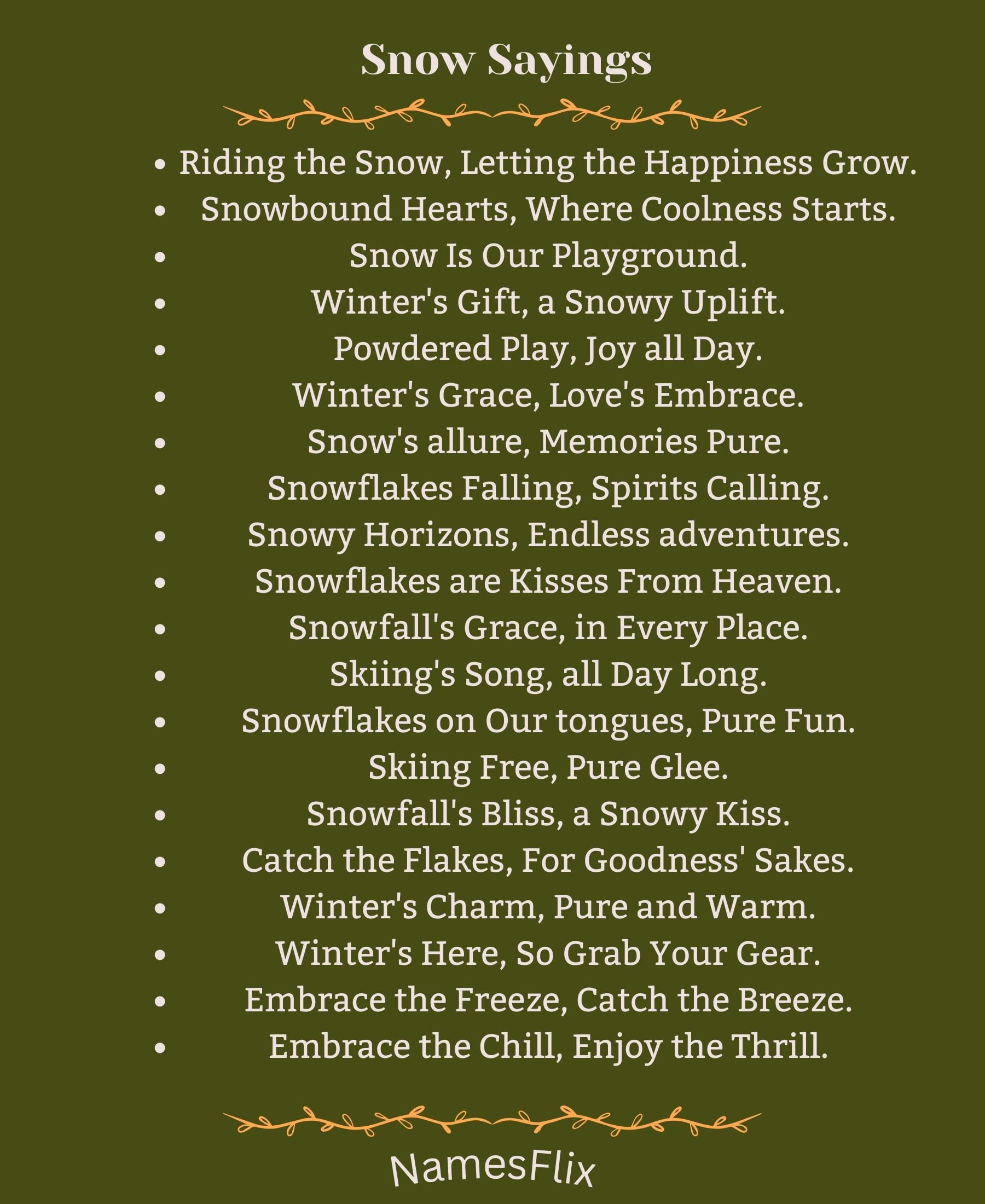 765+ Best Snow Slogans to Ignite Your Winter Spirit