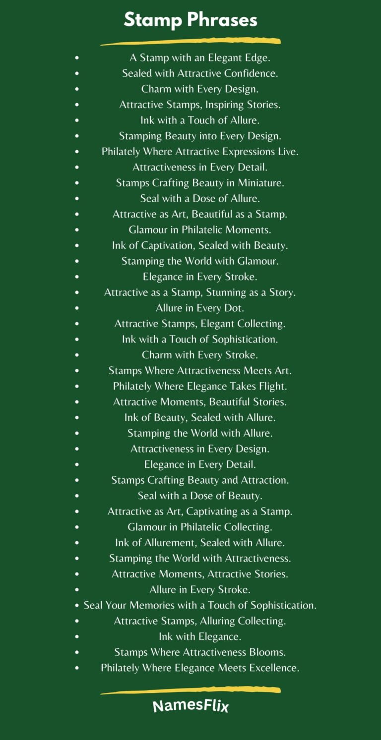 700+ Catchy Stamp Slogans to Inspire Your Creativity