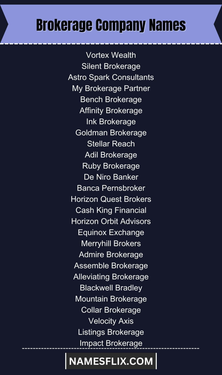 1300+ Cool Brokerage Company Names for Tomorrow's Fortune