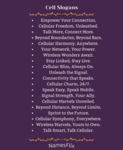 535+ Cute Cell Slogans, Sayings And Taglines Ideas