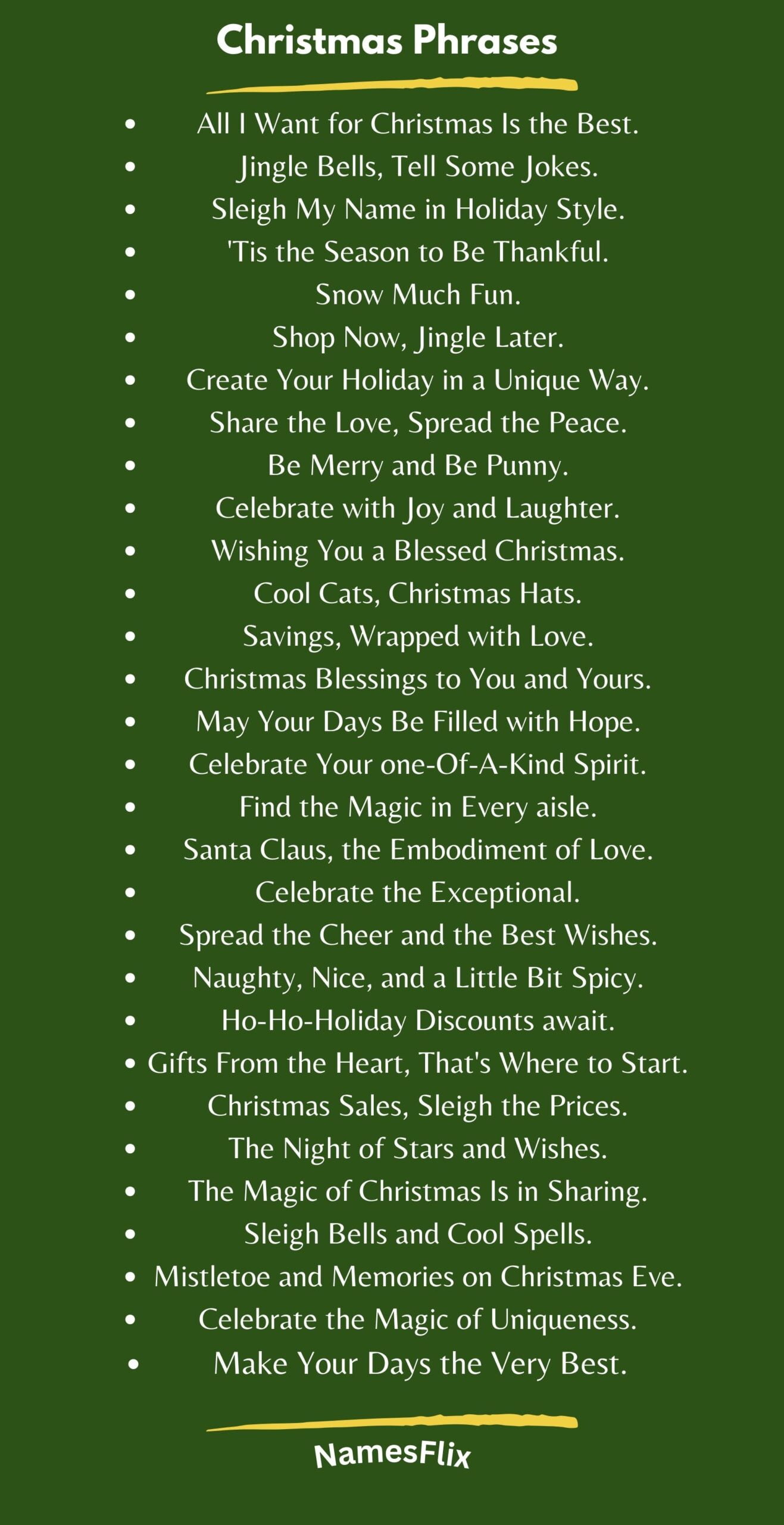 1025+ Christmas Slogans & Phrases for a Merry and Bright Season