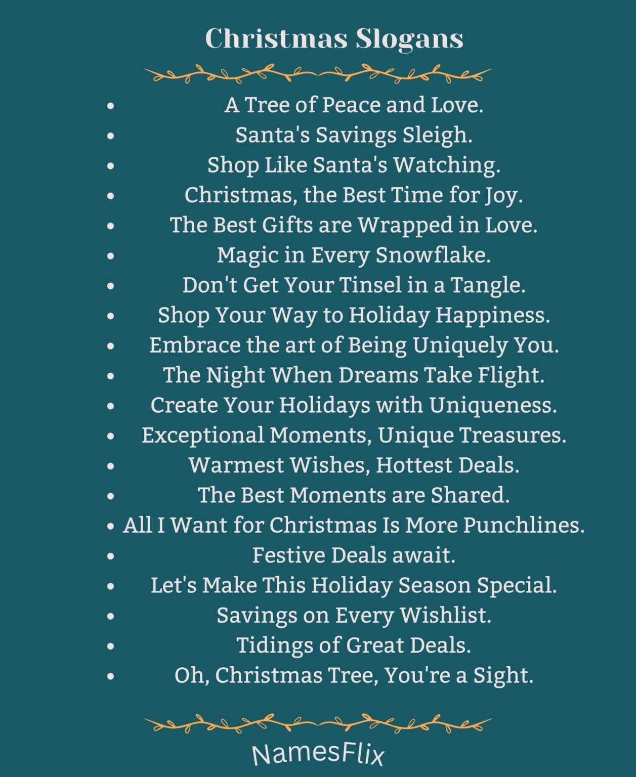 1025+ Christmas Slogans & Phrases for a Merry and Bright Season