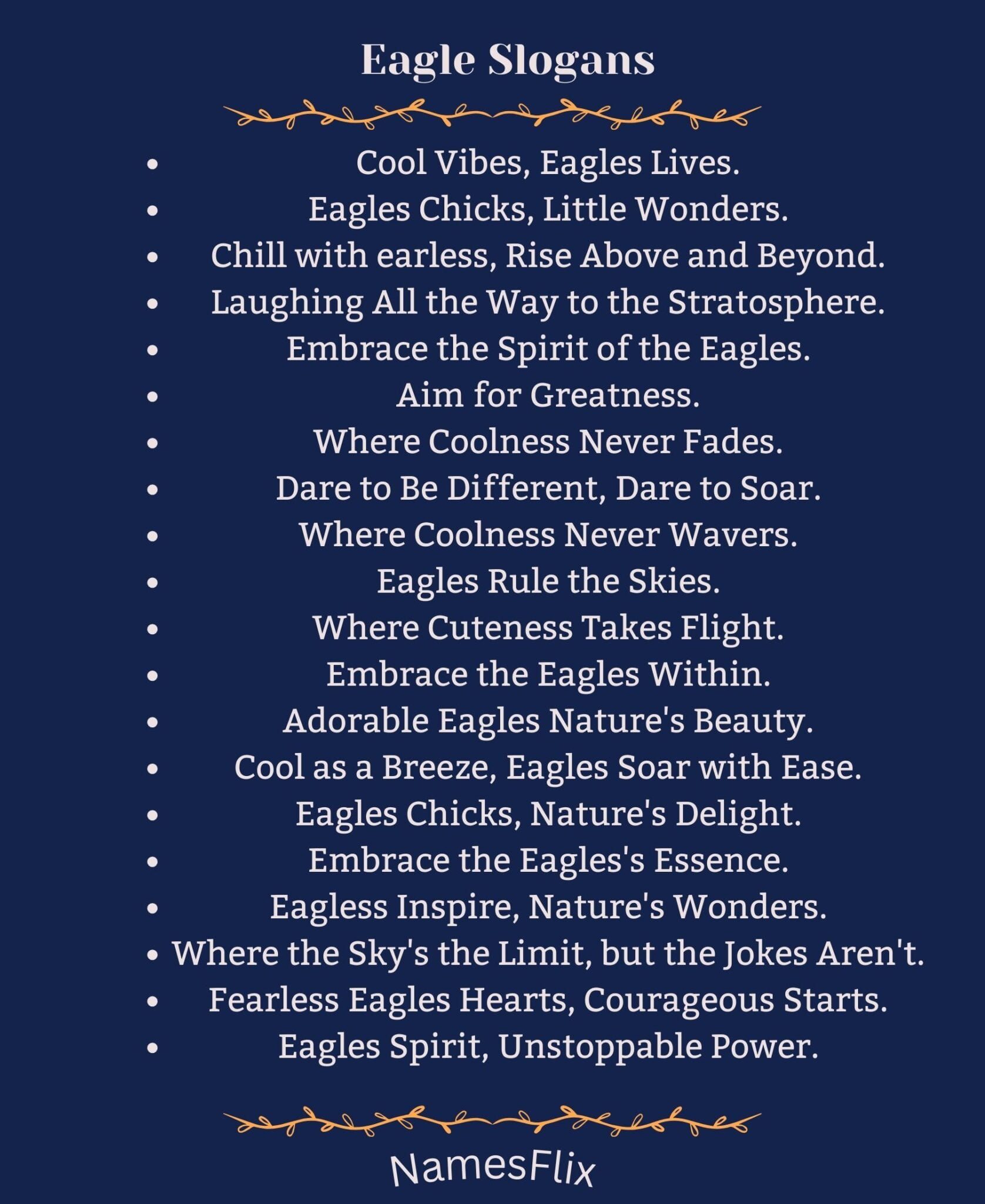 625+ Catchy Eagles Slogans, Sayings & Taglines Ideas