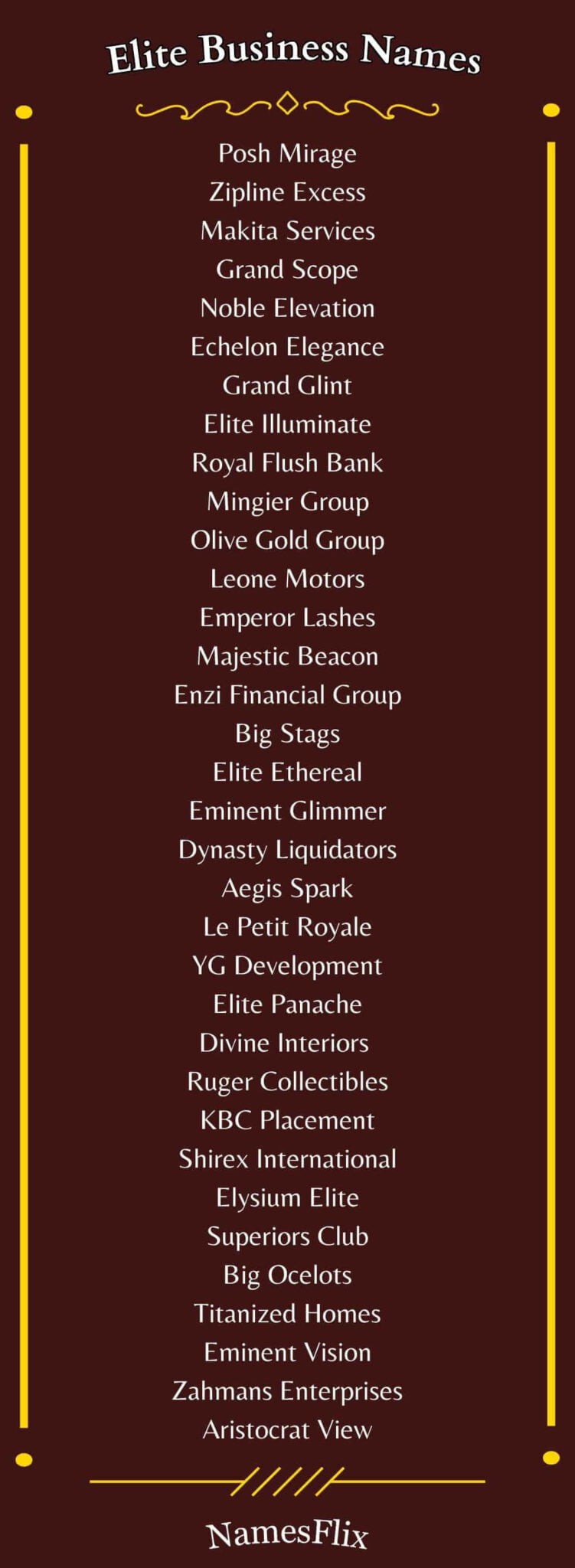 1200+ Creative Elite Business Names Ideas That Define Success