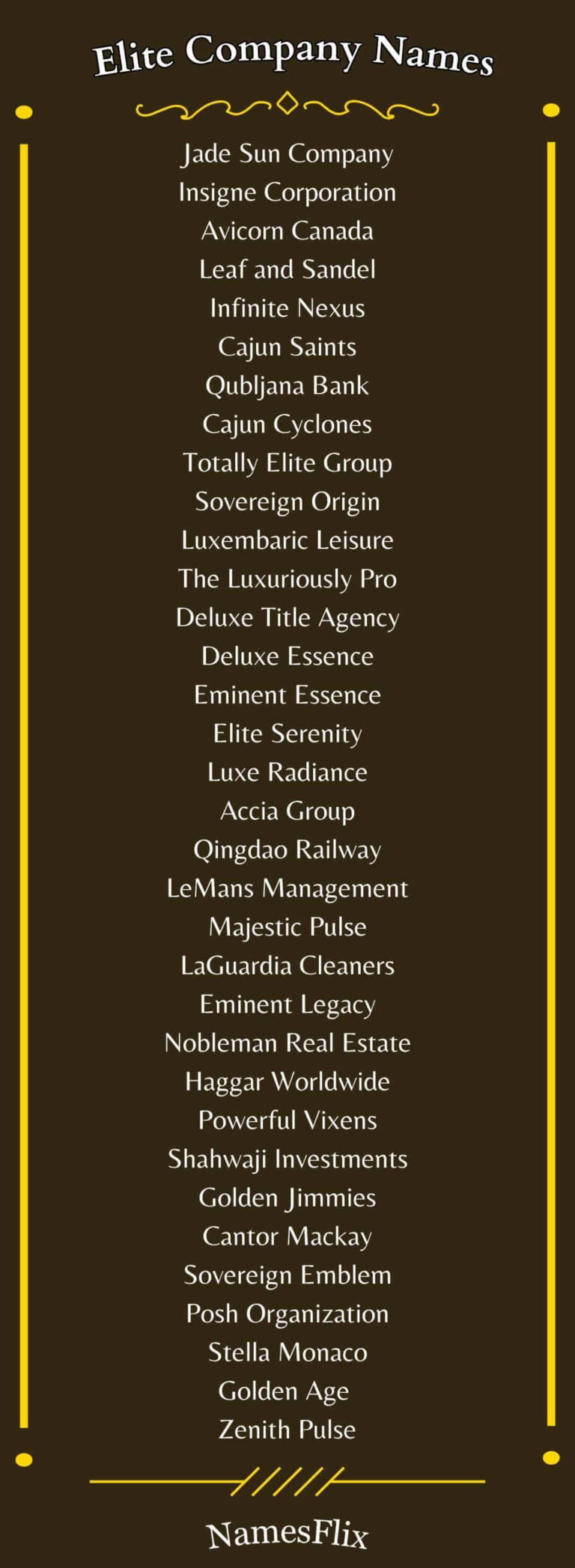 1200+ Creative Elite Business Names Ideas That Define Success