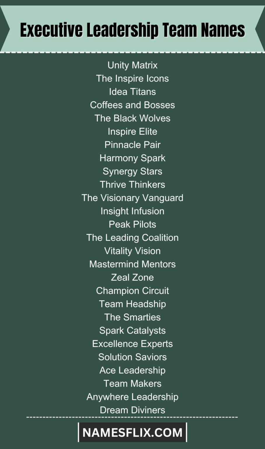 1000+ Leadership Team Names Ideas That Drive Achievement