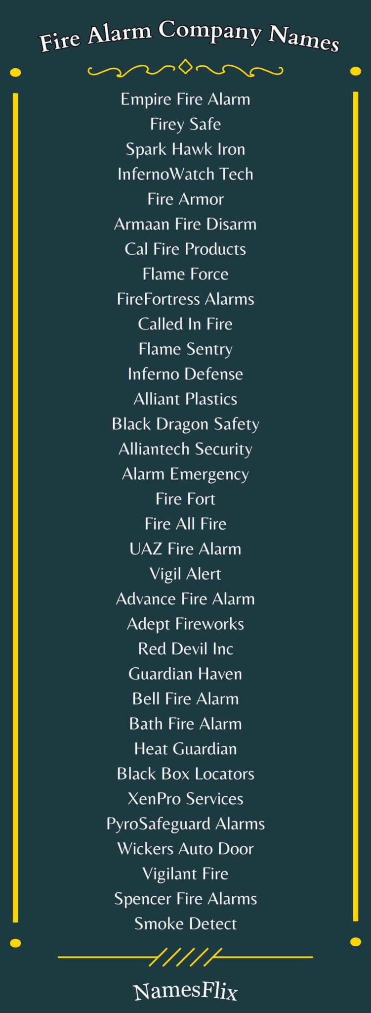 1000+ Fire Alarm Company Names Ideas to Alert and Defend