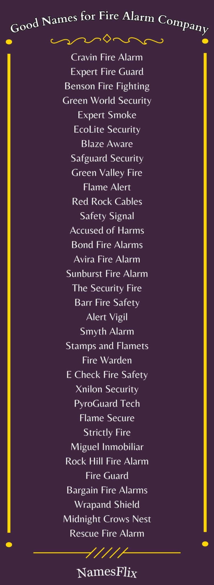 1000+ Fire Alarm Company Names Ideas to Alert and Defend