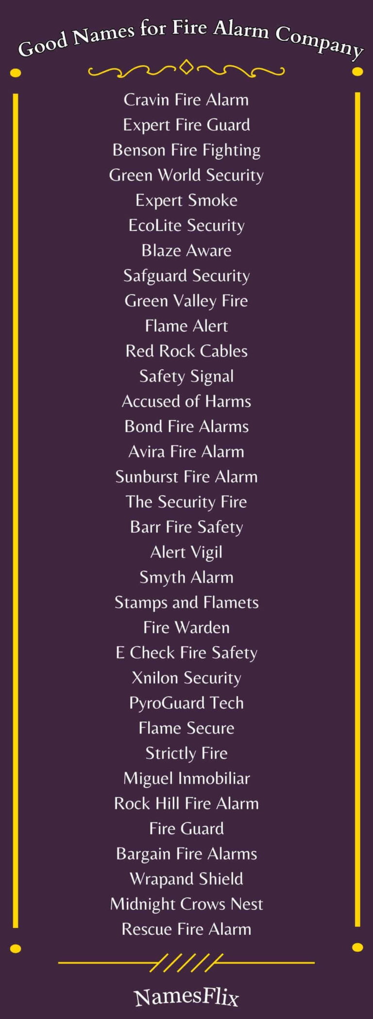 1000+ Fire Alarm Company Names Ideas to Alert and Defend