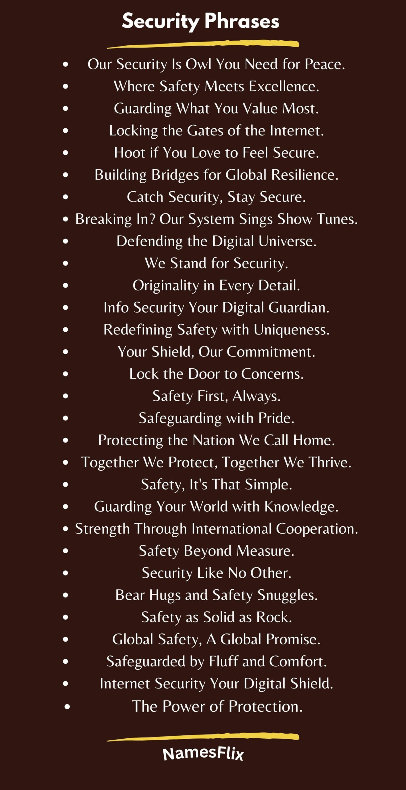 635+ Creative Security Slogans that Ensure Peace of Mind