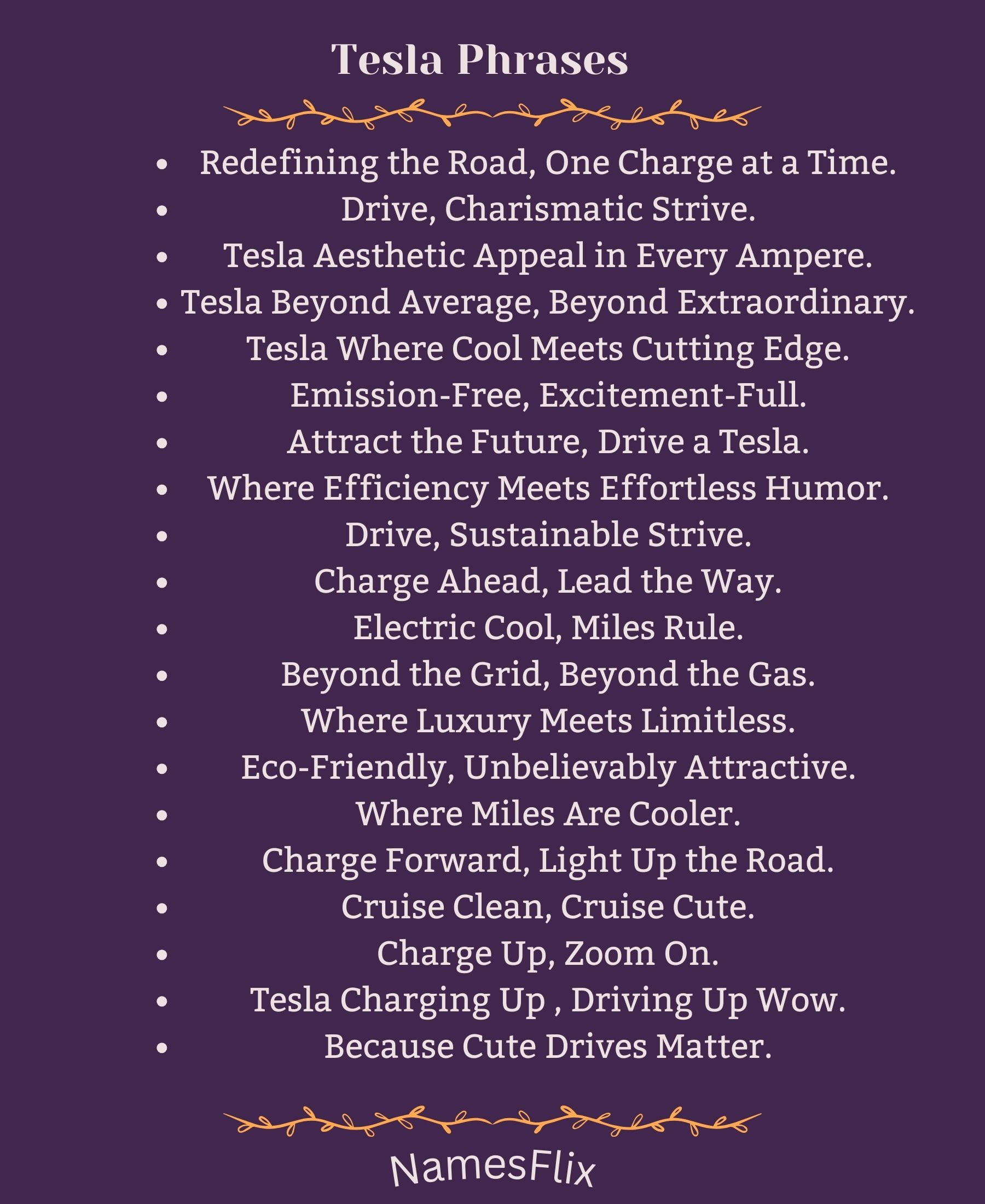 560+ Catchy Tesla Slogans Ideas for Electronic Culture