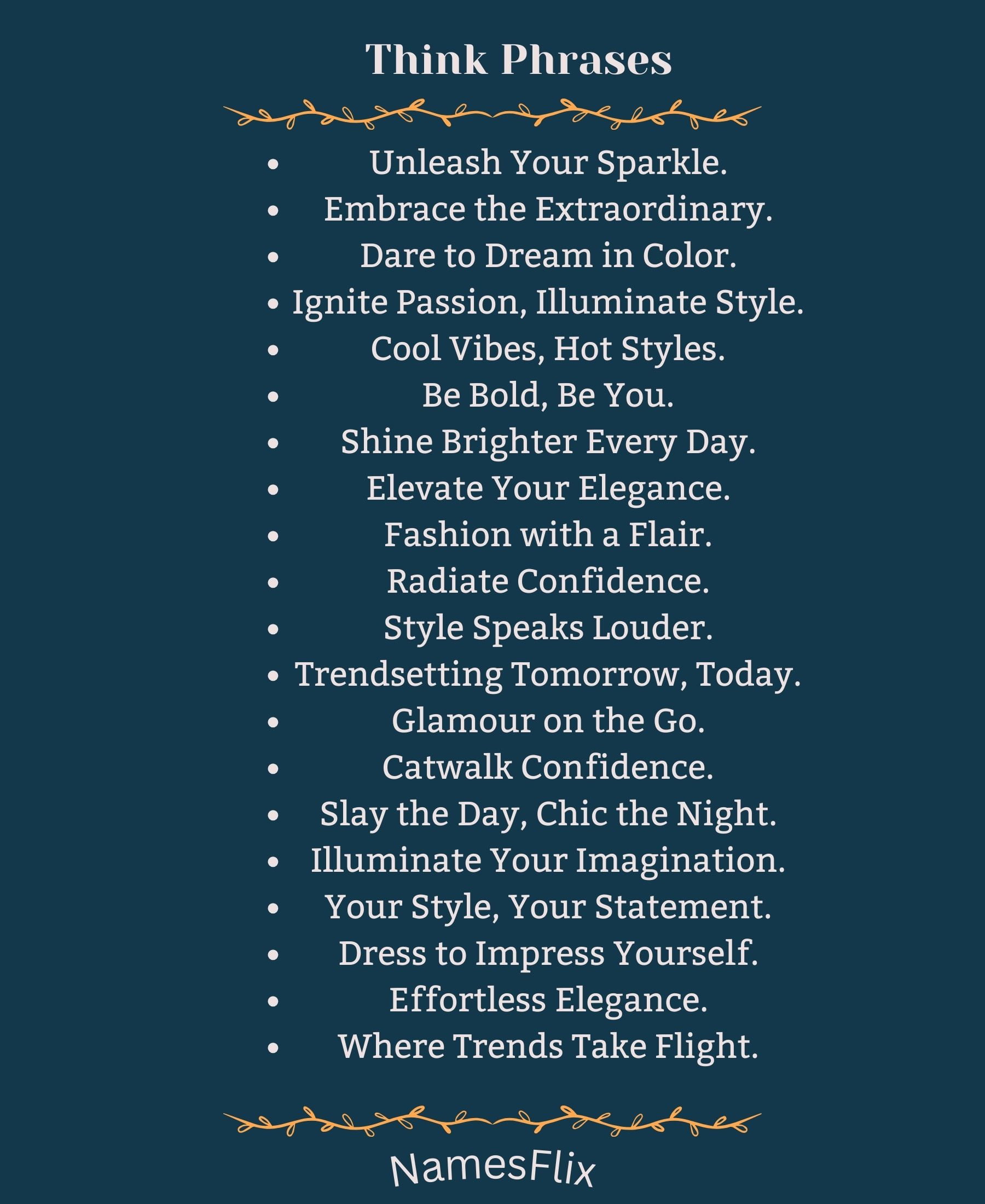 570+ Cool Think Slogans, Phrases and Taglines Ideas